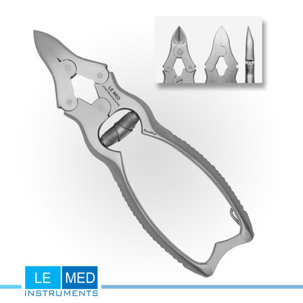 Double Action Nail Nippers Straight Wire Spring Size: 15cm | LE MED ...